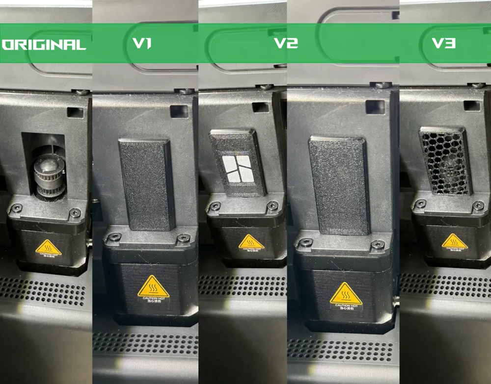 Dust Cover for Stepper Motor V3 P1P/P1S/X1C by VroDoPrints - MakerWorld