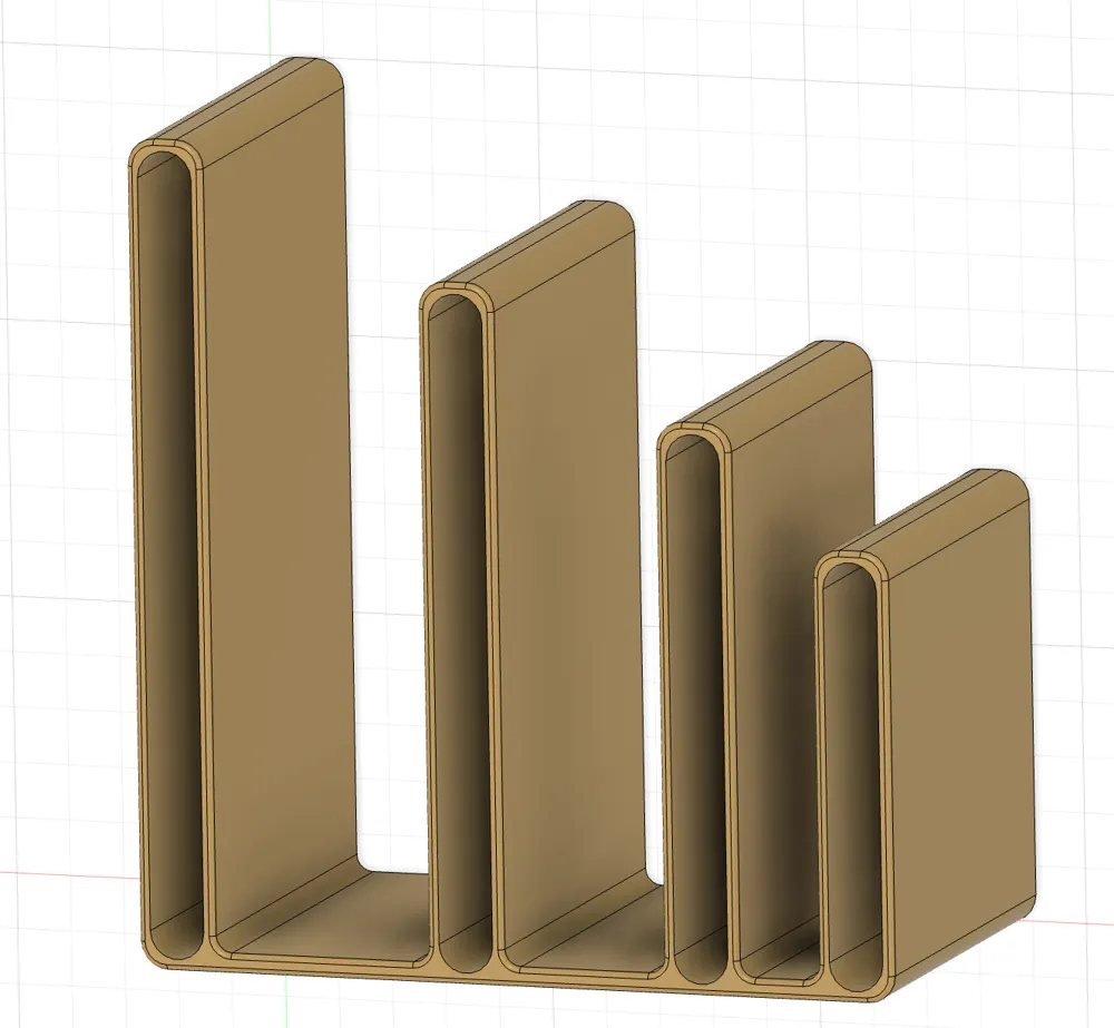 Customizable 3-slot Bookend & Organizer by Swonk MakerWorld: Download ...