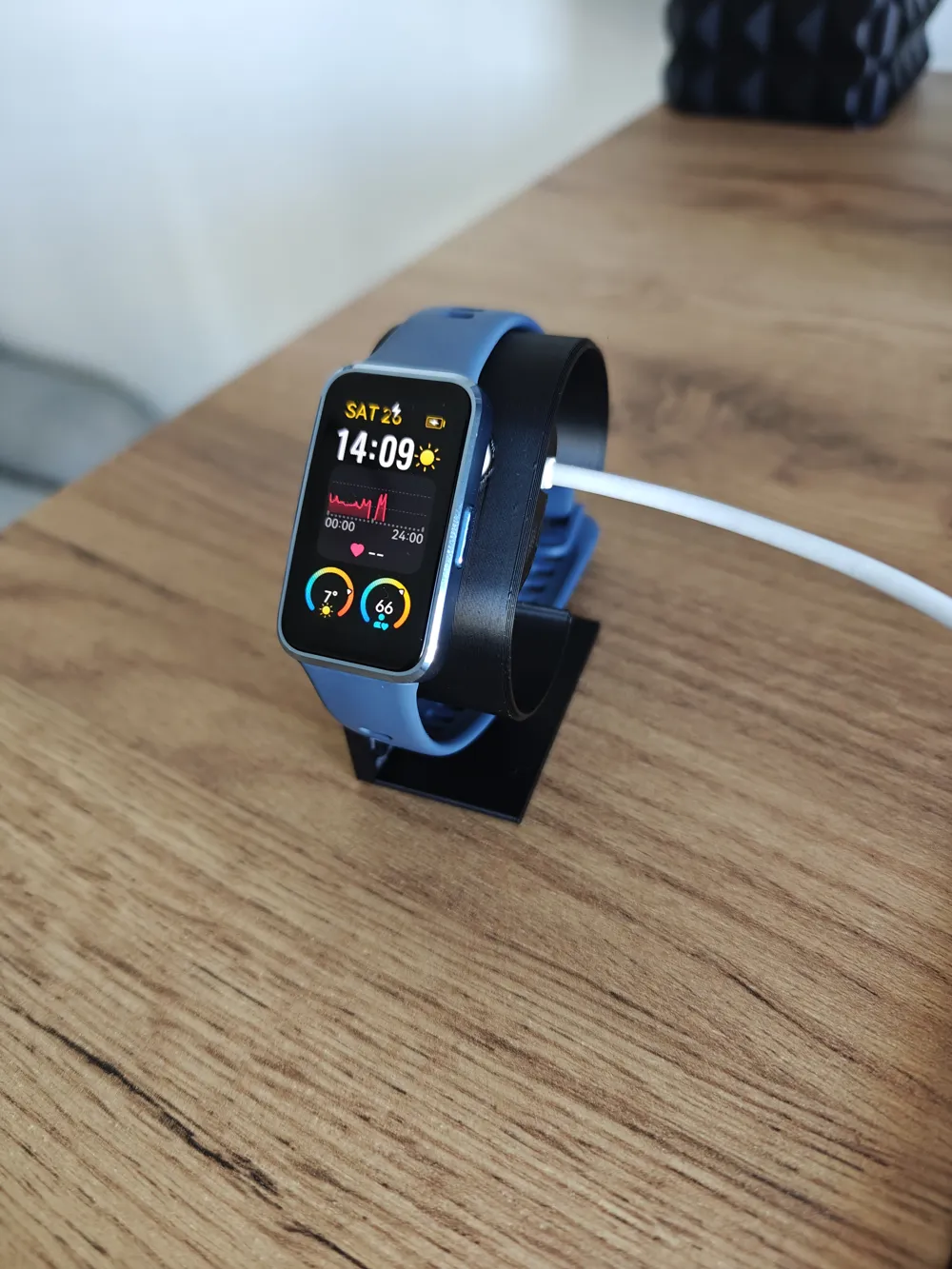 Huawei Band Charging Stand Minimalistic Watch 9 10 - Free 3D Print ...