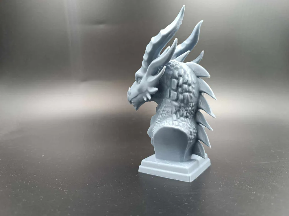 Dragon Head - Bust by drakeforge3d MakerWorld: Download Free 3D Models