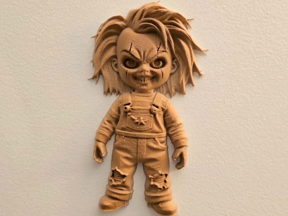 Chucky Wall Art - Free 3D Print Model - MakerWorld
