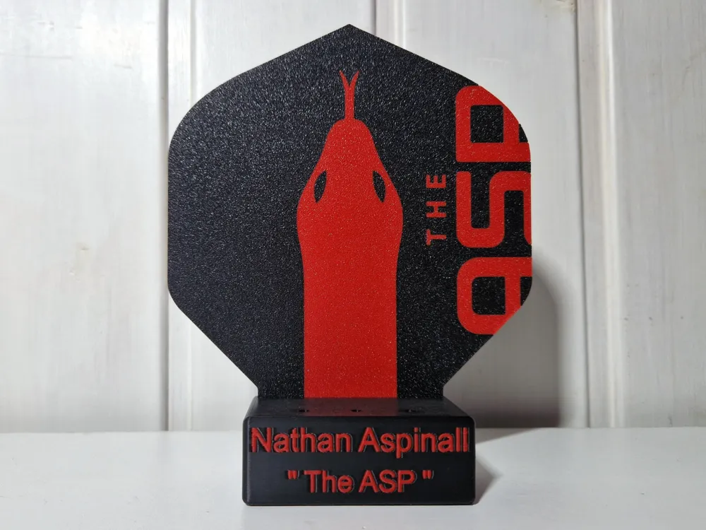 Darts Holder "Nathan Aspinal - The ASP" - Free 3D Print Model - MakerWorld