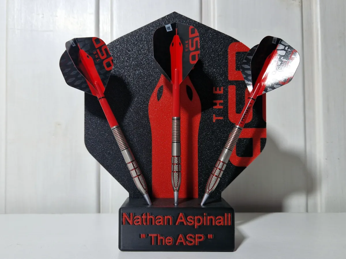Darts Holder "Nathan Aspinal - The ASP" - Free 3D Print Model - MakerWorld