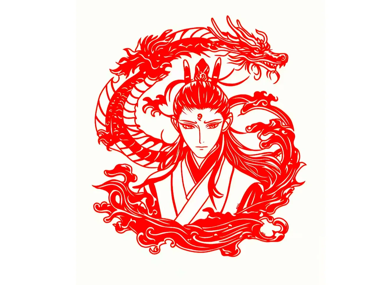 Ao Bing, papel recortado patrimonio cultural inmaterial por AOCAI - MakerWorld