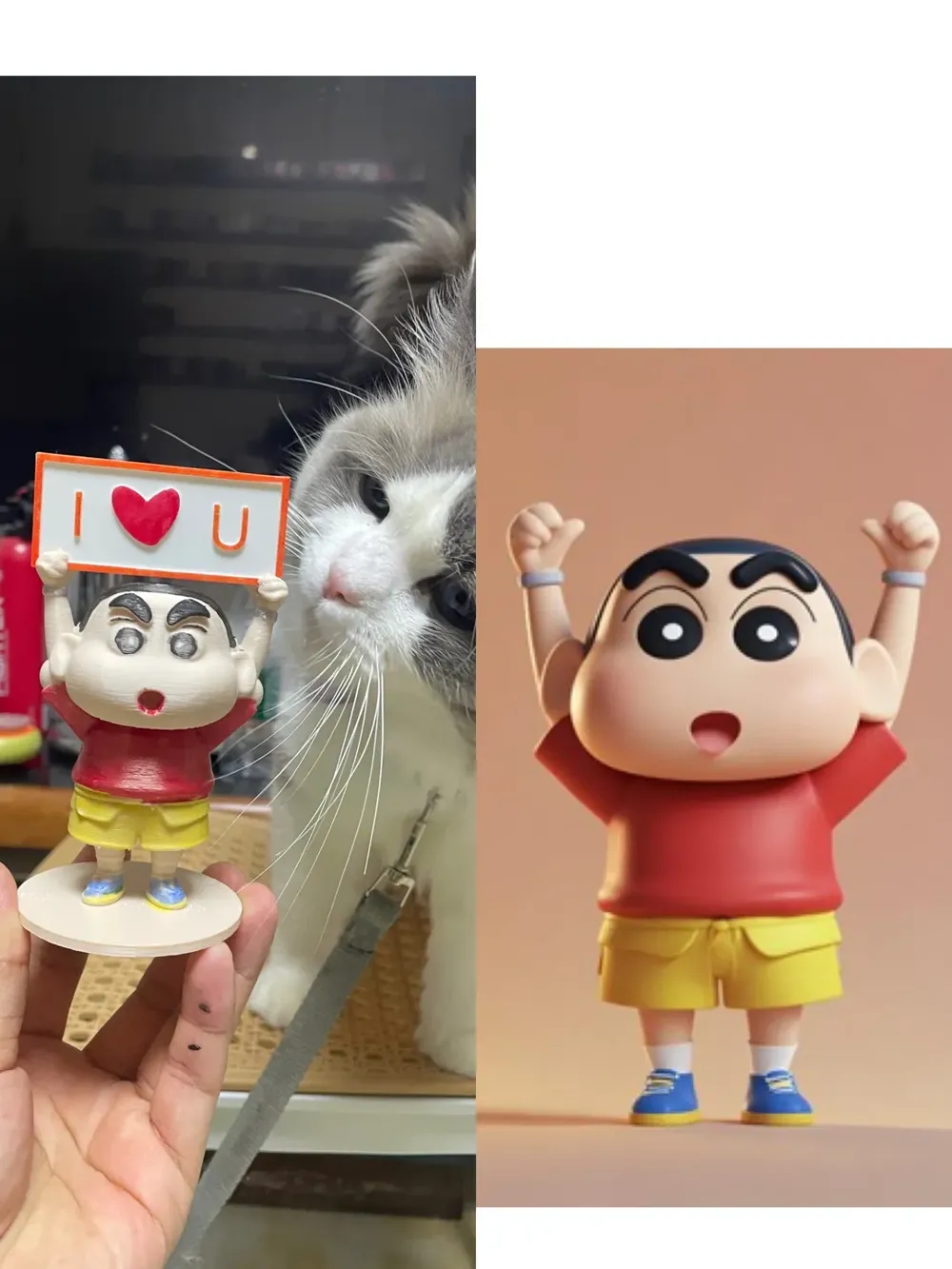 Crayon Shin-chan Holding a Sign by Dyson Wrong - MakerWorld