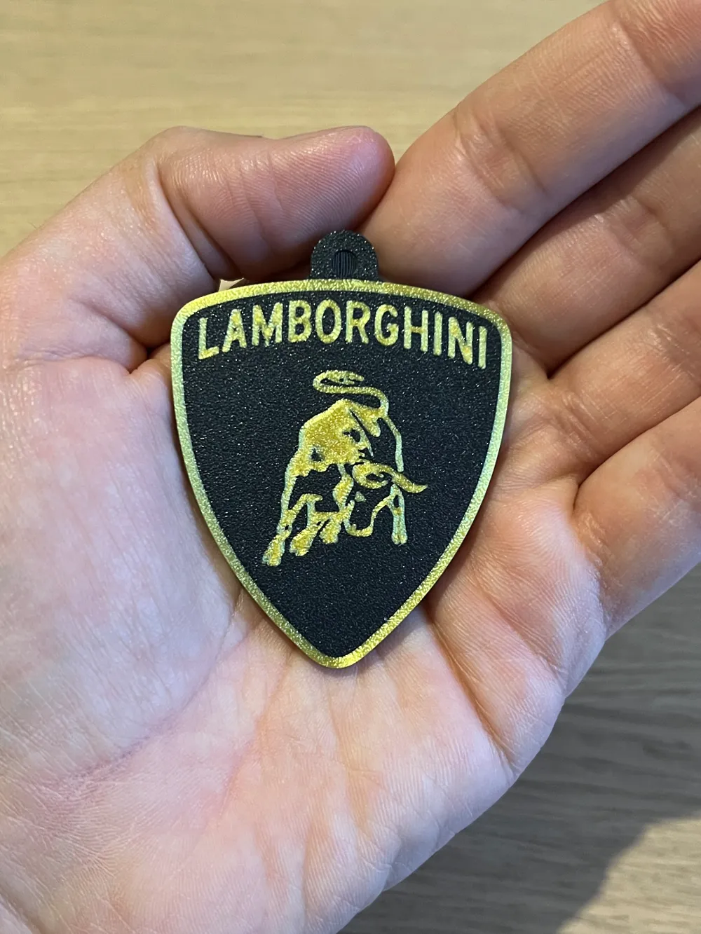 Lamborghini logo and wordmark keychain - Diablo SV SuperVeloce keychain by 3Dingo - MakerWorld