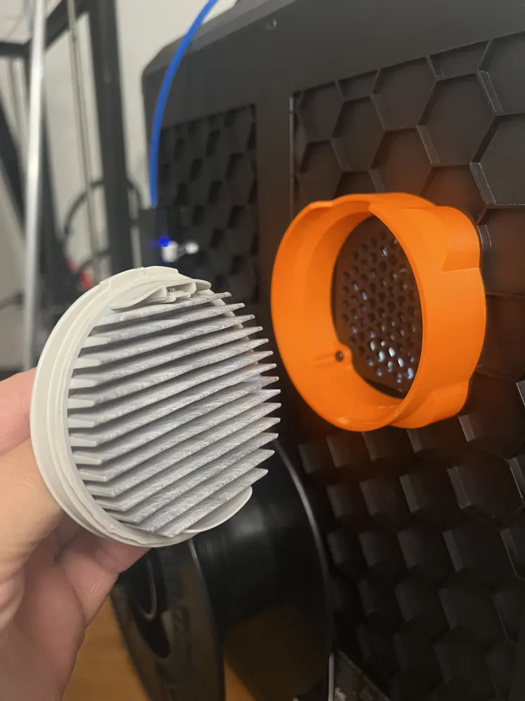 Creality K1 - Hepa + Active Carbon filter housing by LMaker - MakerWorld