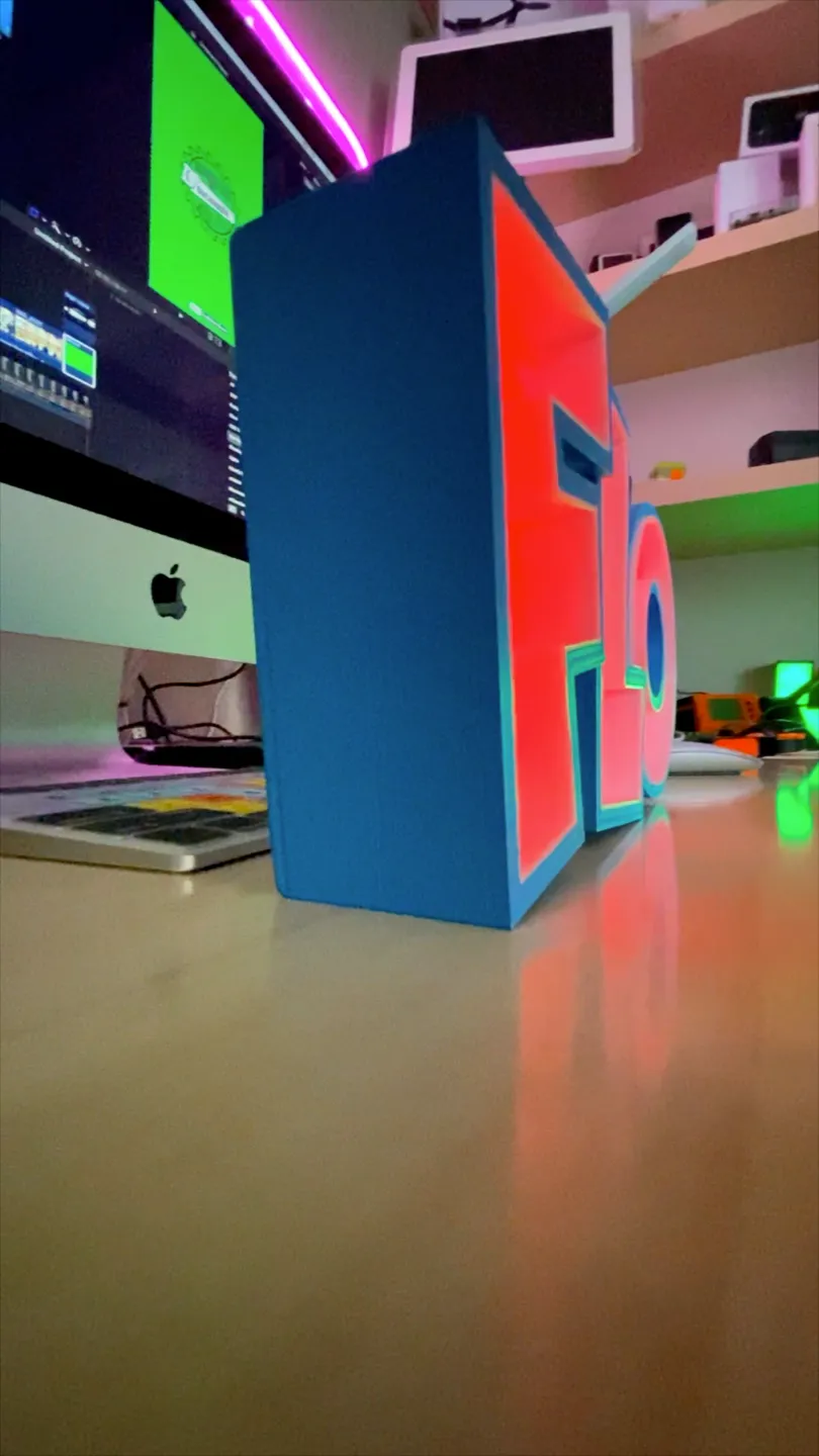 Led sign FLO by ducaapple - MakerWorld