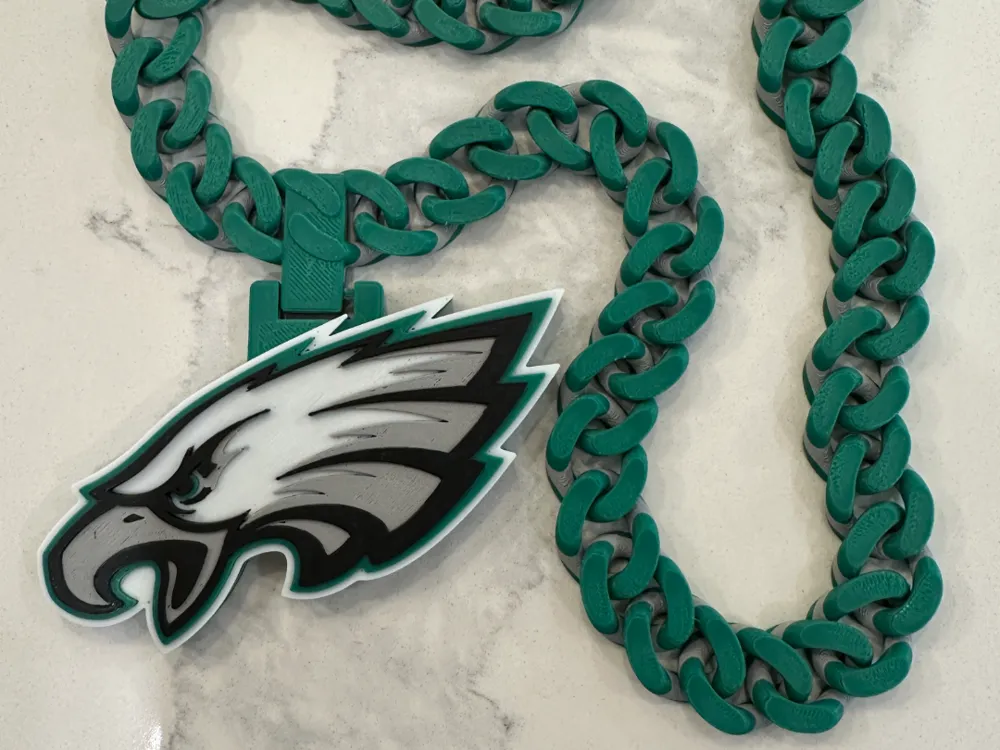 Philadelphia Eagles Kids Chain by Sgambaro MakerWorld: Download Free 3D ...