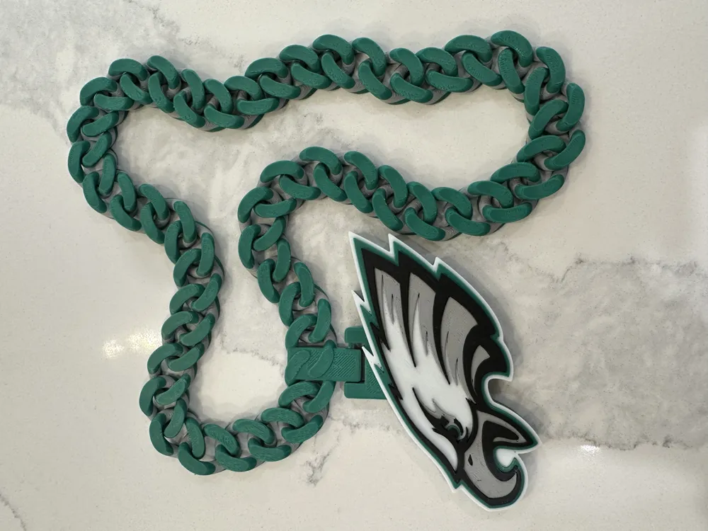 Philadelphia Eagles Kids Chain by Sgambaro MakerWorld: Download Free 3D ...