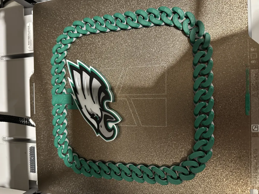 Philadelphia Eagles Kids Chain - Free 3D Print Model - MakerWorld