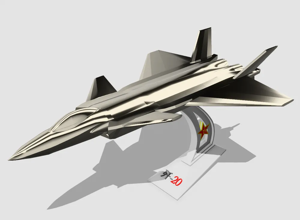 J-20 by 3D造物主 MakerWorld: Download Free 3D Models