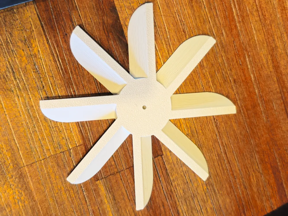 8 Blade Fan for Electric motor by UFlet - MakerWorld