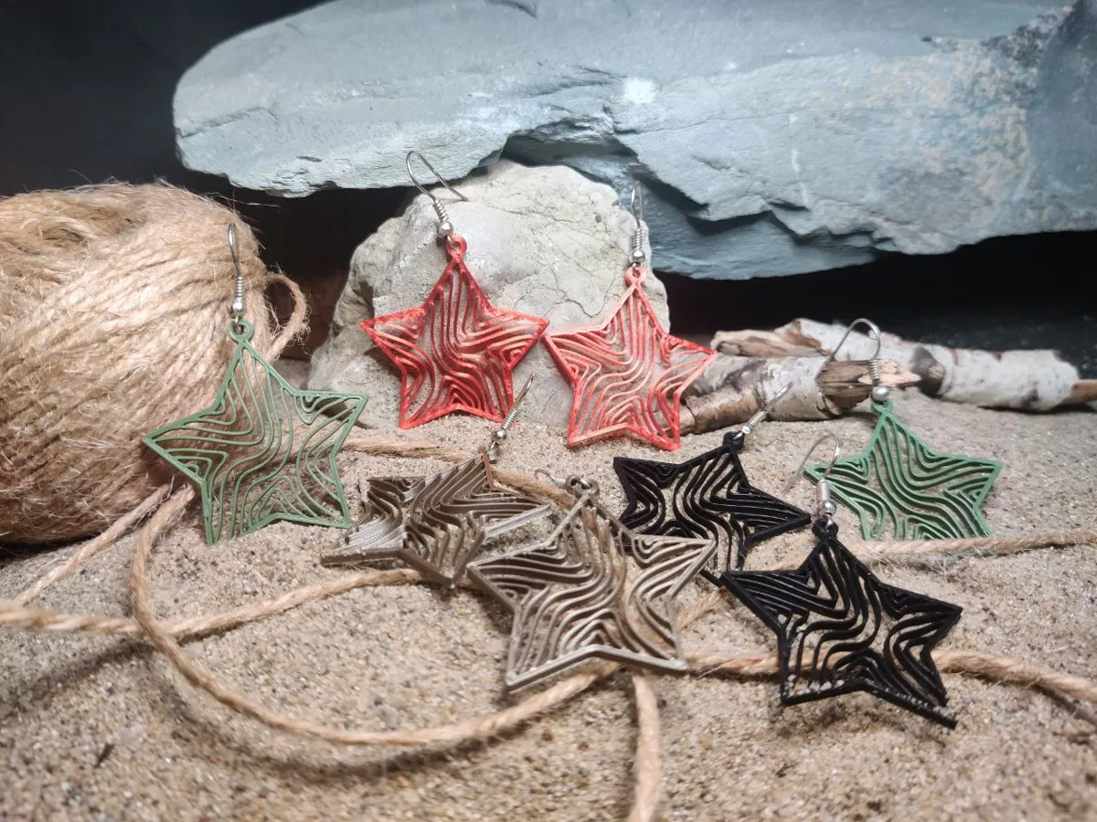 ISO-Star — Pendiente de estrella navideña por Varvatos MakerWorld: Descarga Modelos 3D Gratuitos