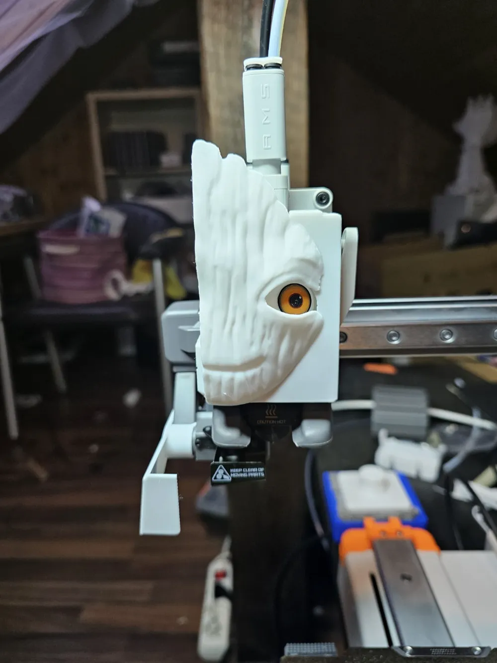 A1 and A1 Mini Front Cover with Groot by Barika - MakerWorld