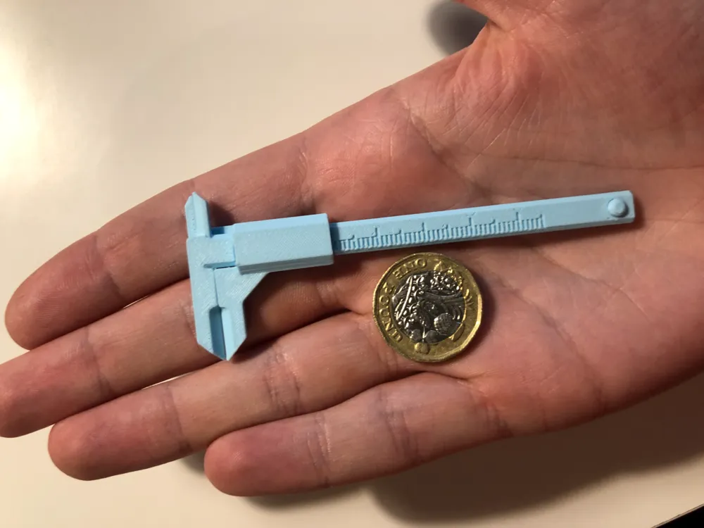 Functional Mini Vernier Calipers by cakeman435 MakerWorld: Download ...