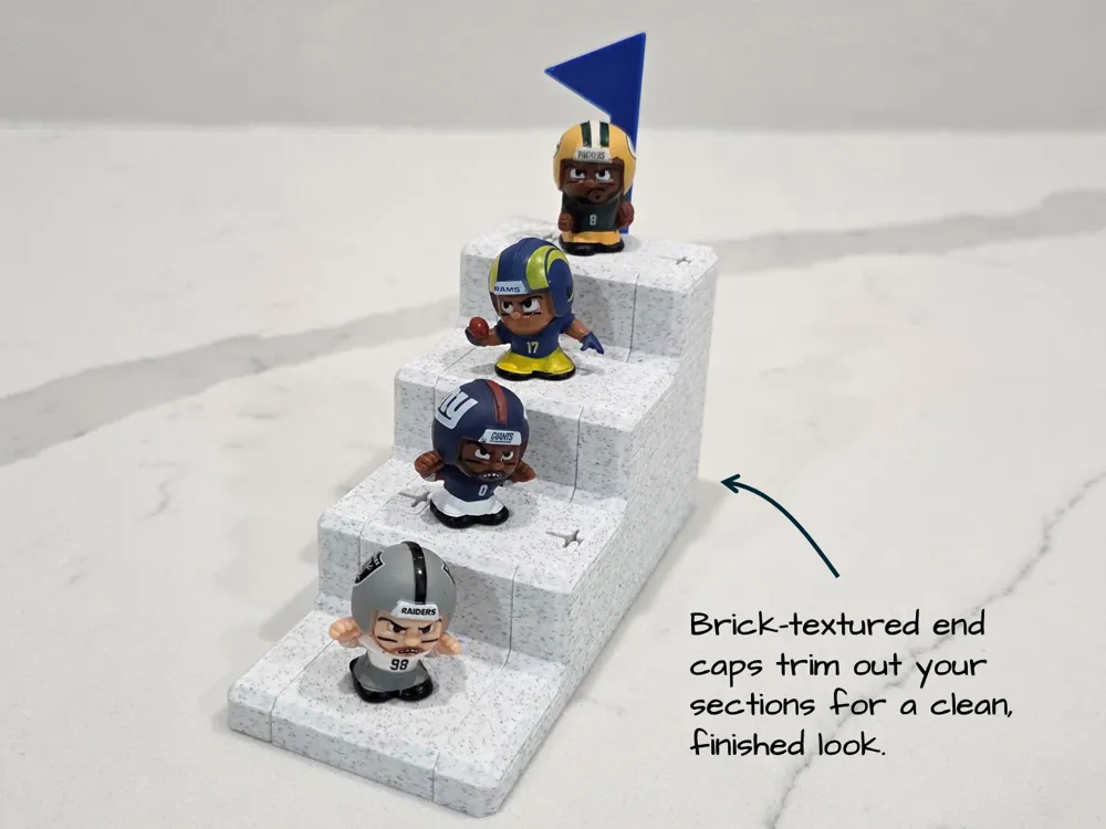 Modular Stadium Display for Mini Sports Figures - Free 3D Print Model ...