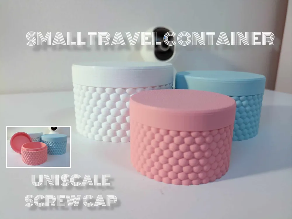 Small Travel Container, Uniscale by vajcnerd - MakerWorld