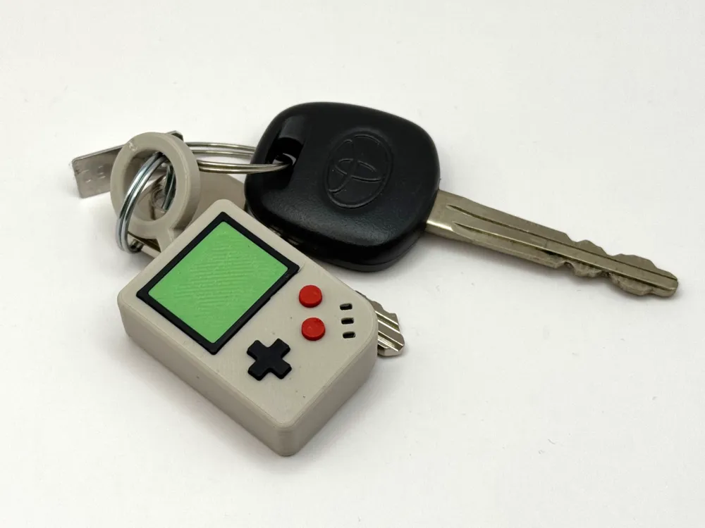Retro Gameboy Keychain by Stigern - MakerWorld