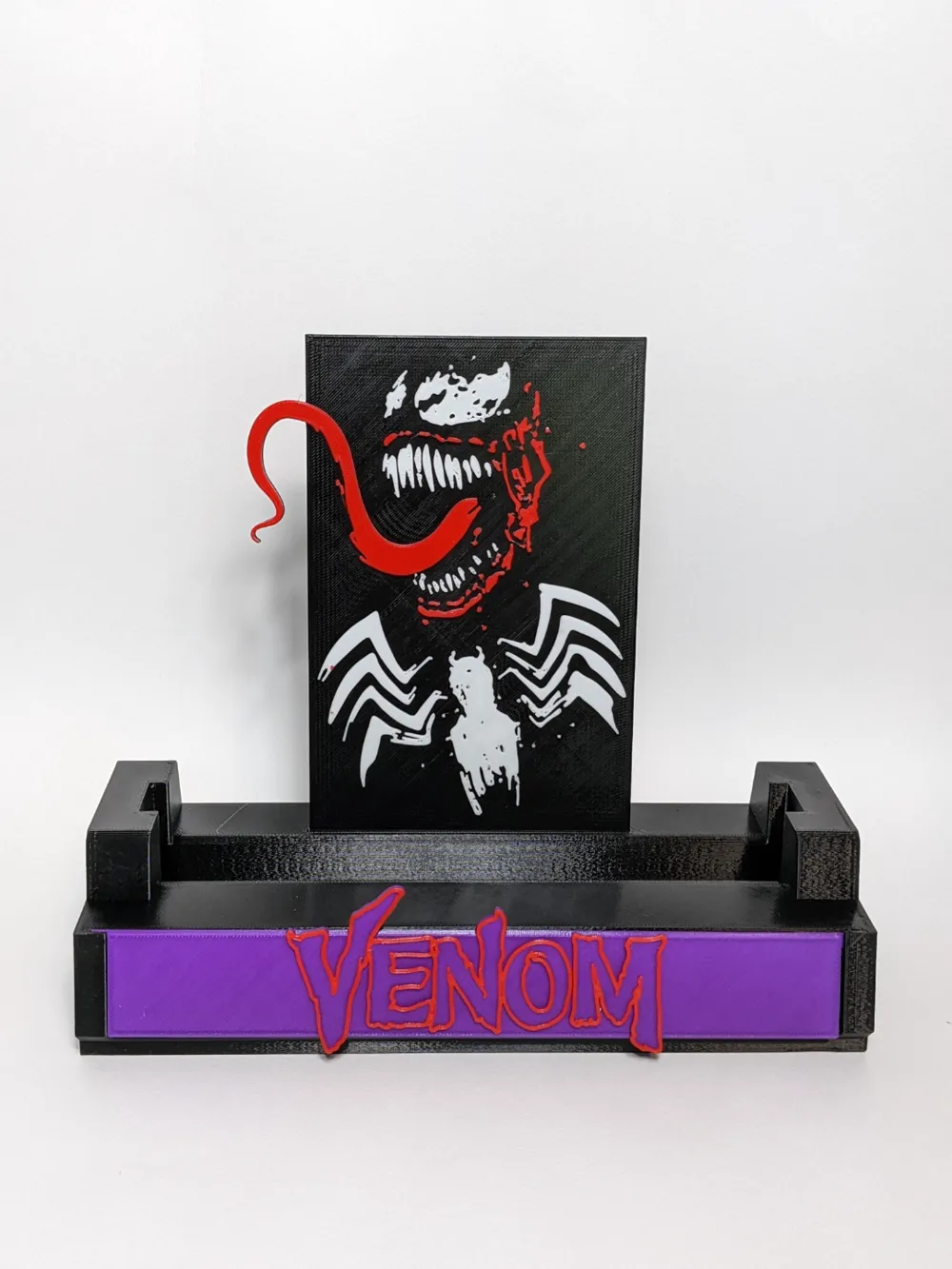 Venom Comic Book Stand - Graded Comics - Free 3D Print Model - MakerWorld