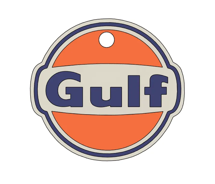 Gulf Keychain by 3D Gear Solution - MakerWorld