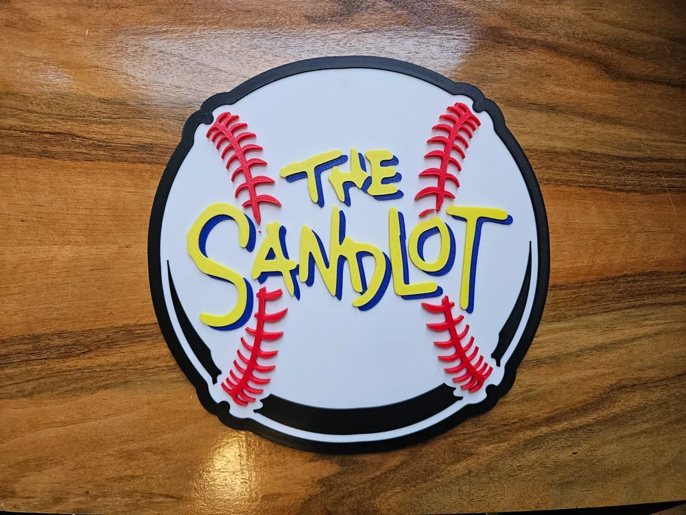 The Sandlot 3D Sign by Fast3DMakerWorld: Download Free 3D Models
