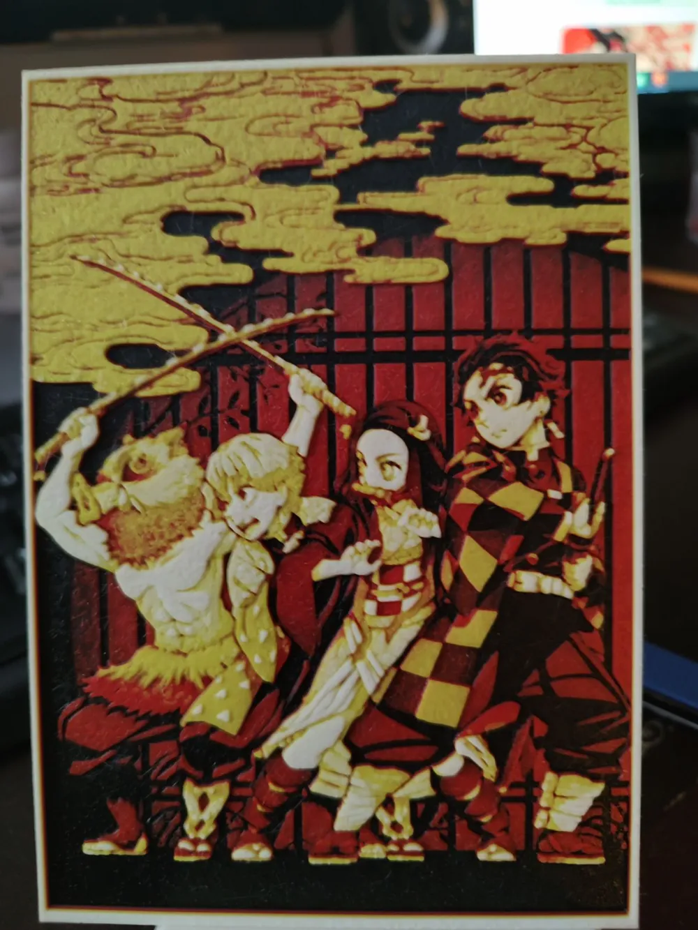 demon slayer hueforge by aman - MakerWorld