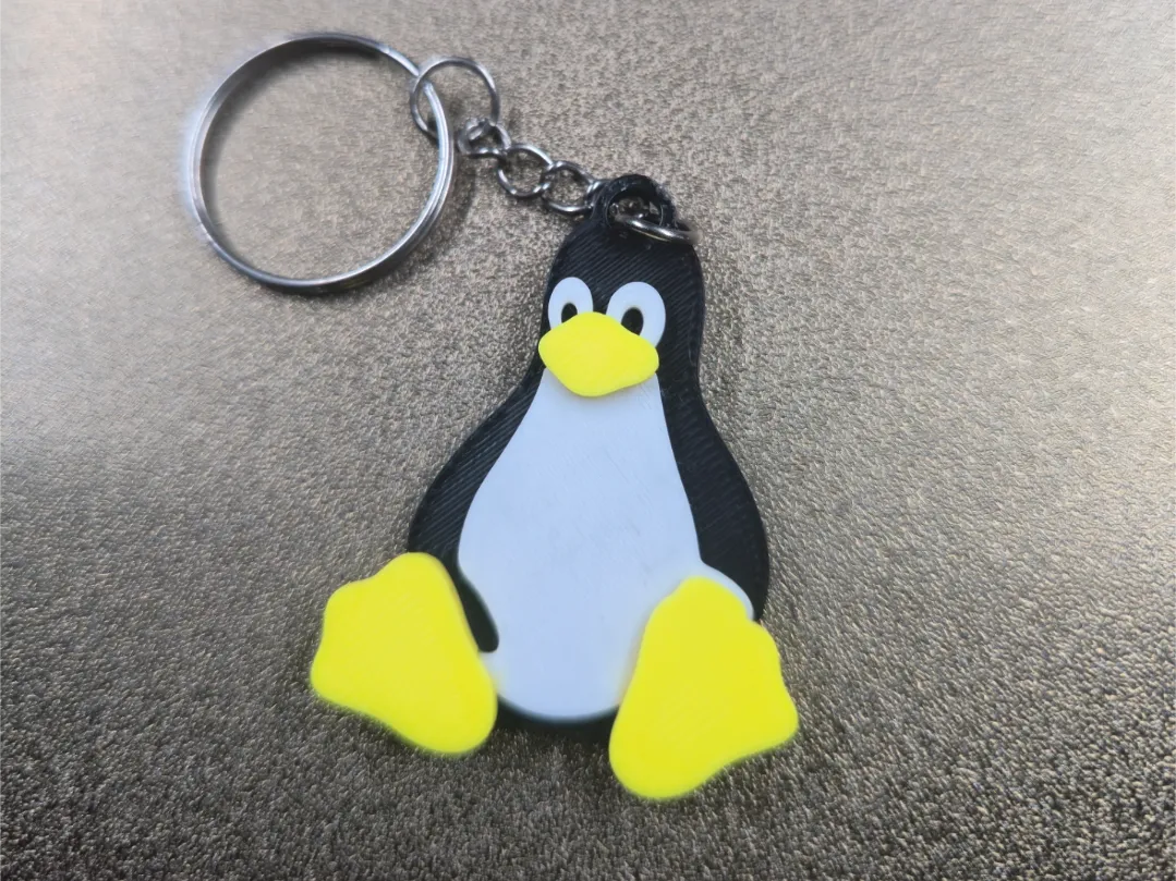 Tux - Linux - Chaveiro Remixado por Elessar3141 MakerWorld: Baixe ...