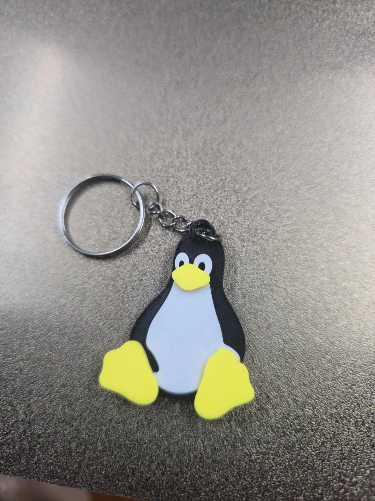 Tux - Linux - Chaveiro - Modelo gratuito para impressão 3D - MakerWorld