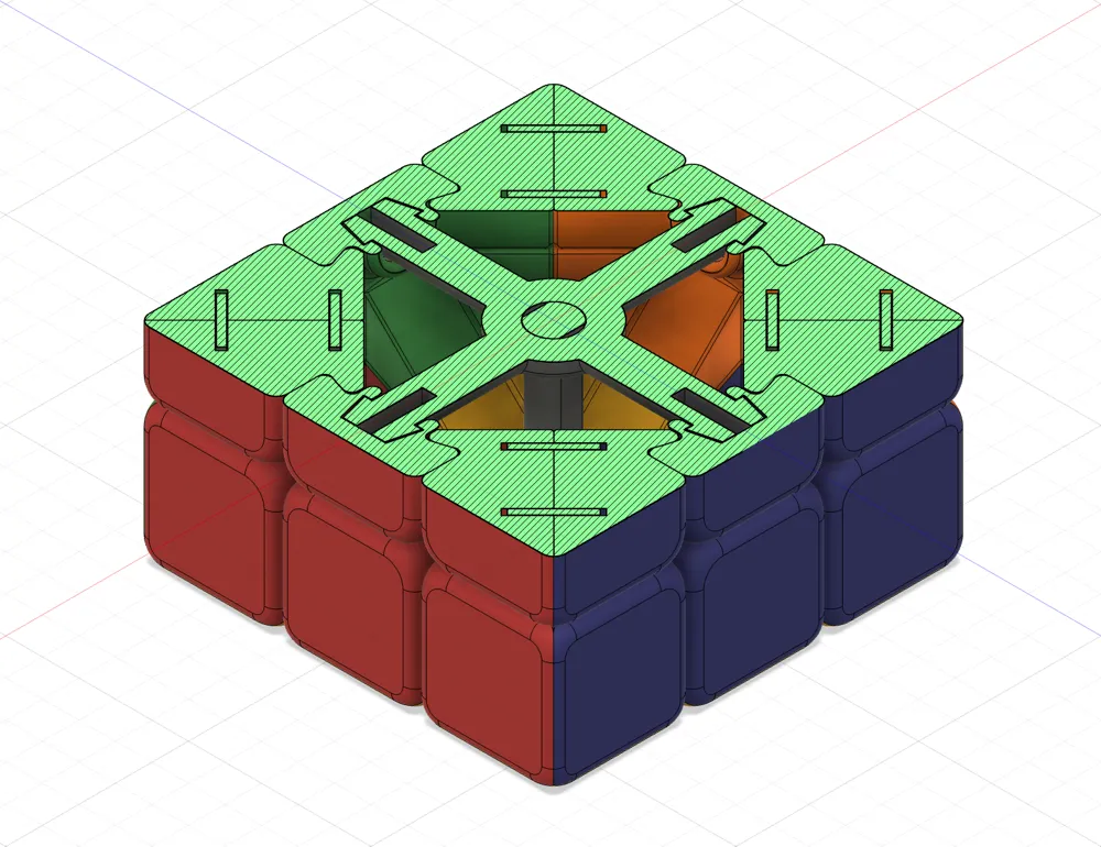 Rubik Style Cube Puzzle Style Colorblock by CZJ Studio MakerWorld ...