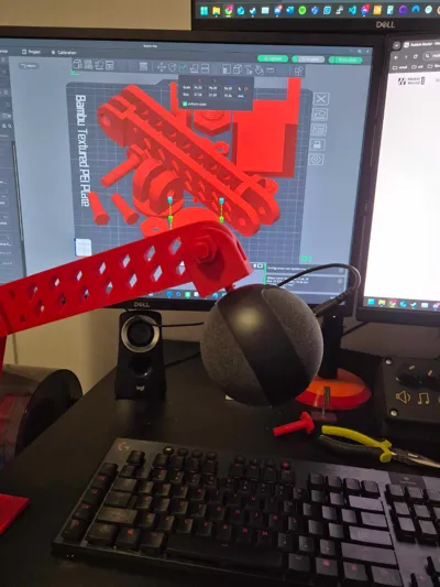 Universal Boom Mic Arm by Karma651 MakerWorld: Download Free 3D Models