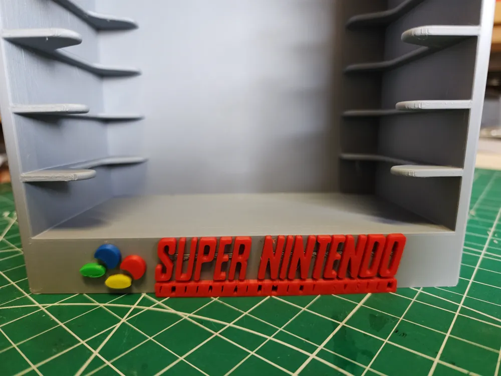 Super Nintendo Cartridge Display V3 - Free 3D Print Model - MakerWorld