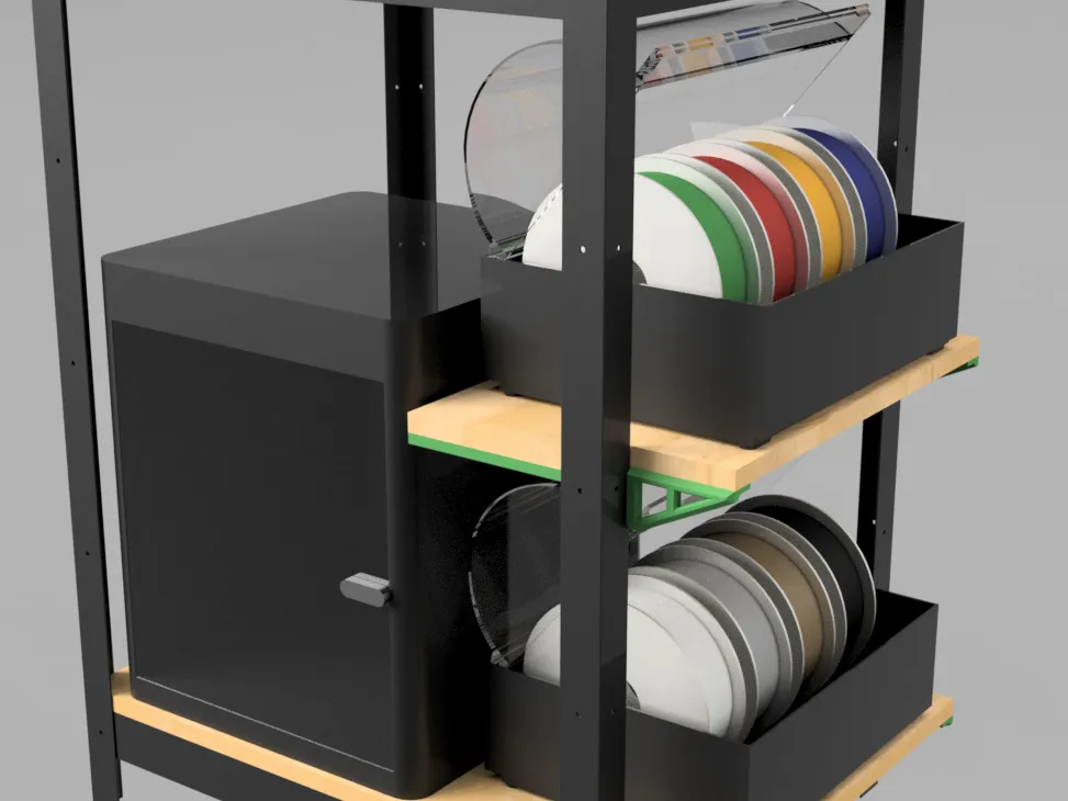 IKEA BROR Shelf extension - Free 3D Print Model - MakerWorld