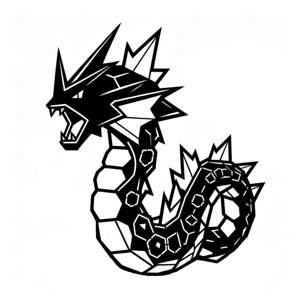 Gyarados Gen1 by Turbo9670 - MakerWorld