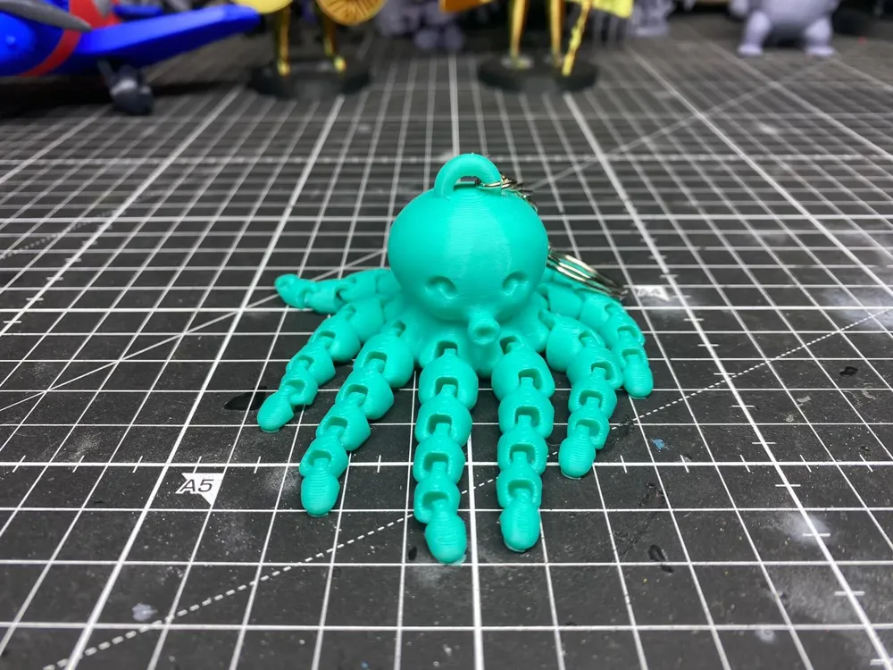 Cute Mini Octopus - Keychain Remix Remixed by Eon3D MakerWorld ...