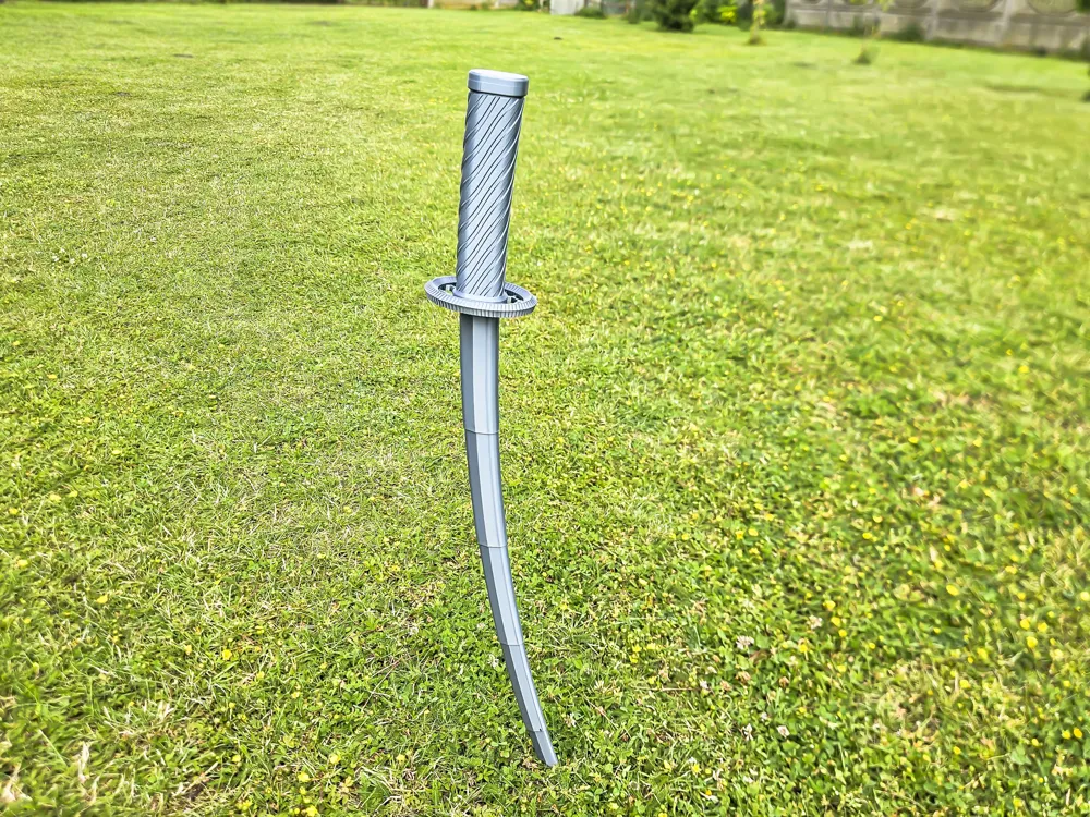Chrome Katana (print in place) by Mr_Andre MakerWorld: Download Free 3D ...