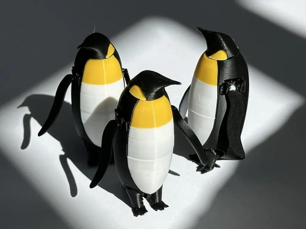 Poseable Articulated Emperor Penguin No AMS by Penguin the Engineer ...