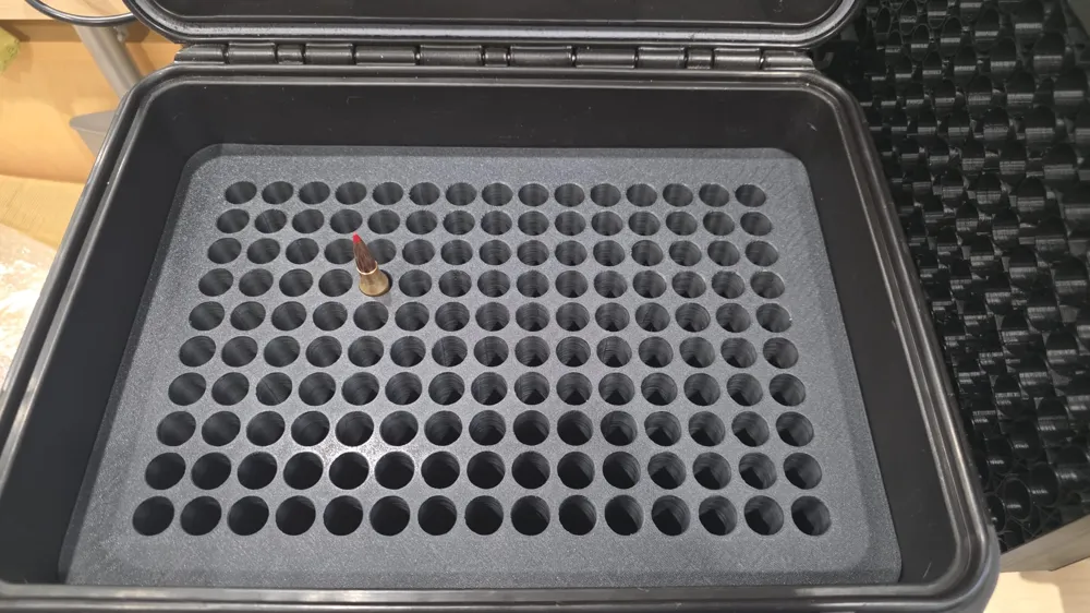 Ammunition box inlay up to 8mm diameter - Free 3D Print Model - MakerWorld