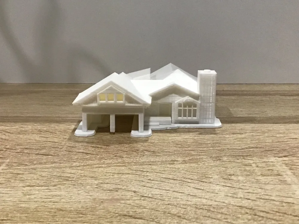 Suburban House 2 - Free 3D Print Model - MakerWorld