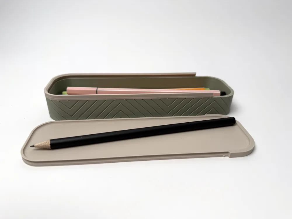 Pencil Case with Sliding Lid - Free 3D Print Model - MakerWorld
