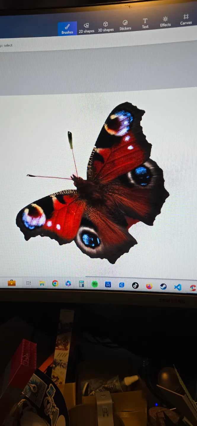 Stunning Red Butterfly by ST-3Drane - MakerWorld
