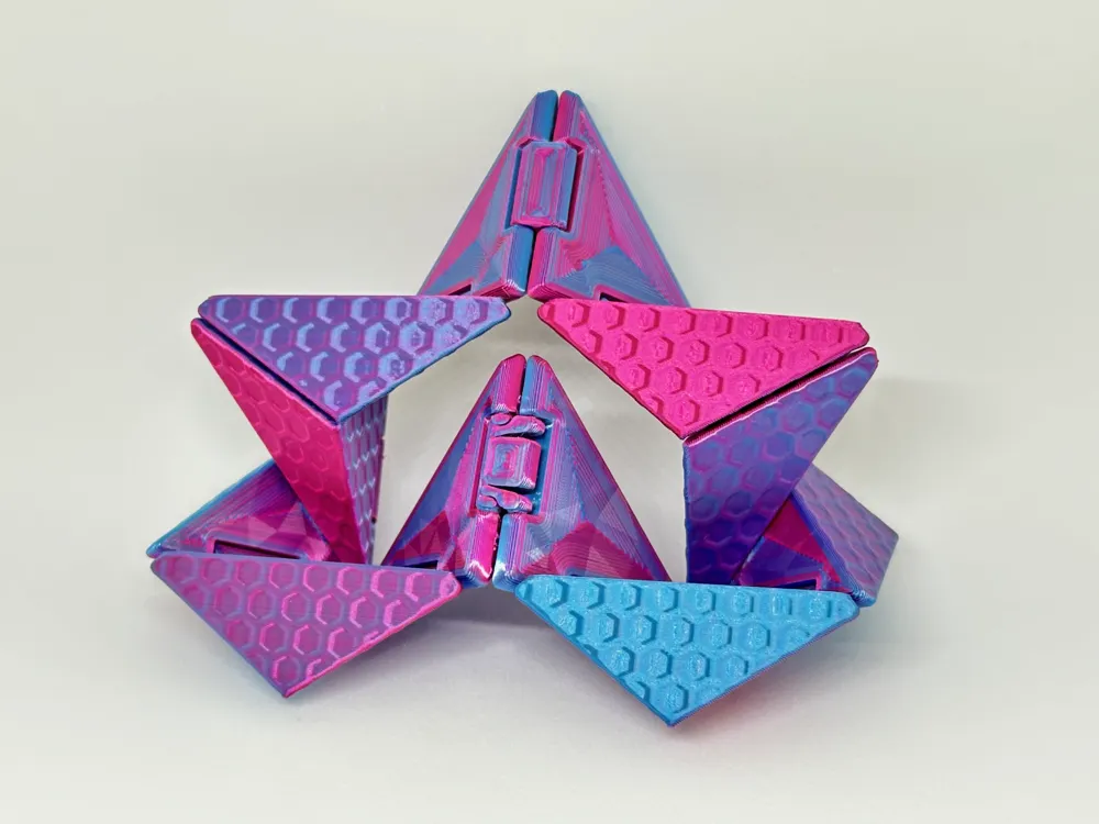 Cubo transformador de origami por Austin Vojta MakerWorld: Descarga ...