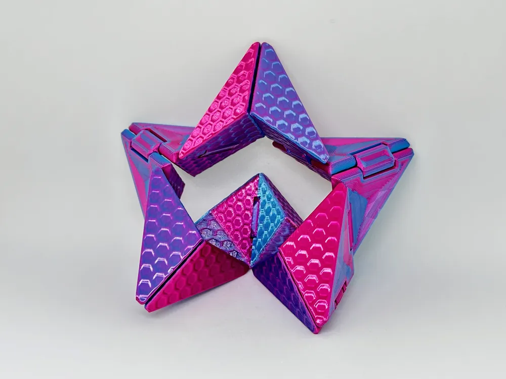Origami Transforming Cube - Free 3D Print Model - MakerWorld