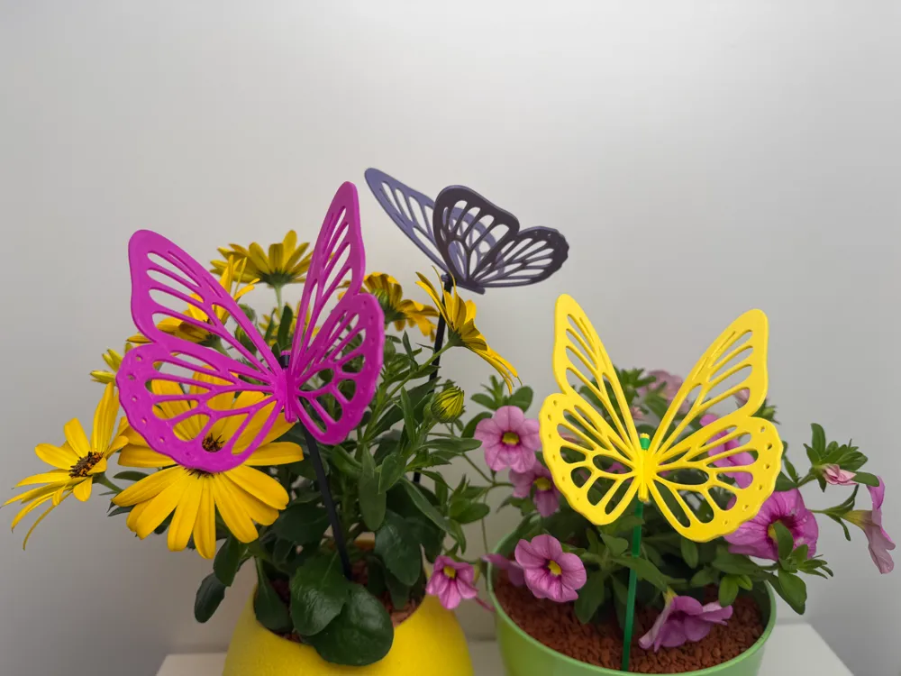 Butterfly (Flowers decor) - Free 3D Print Model - MakerWorld