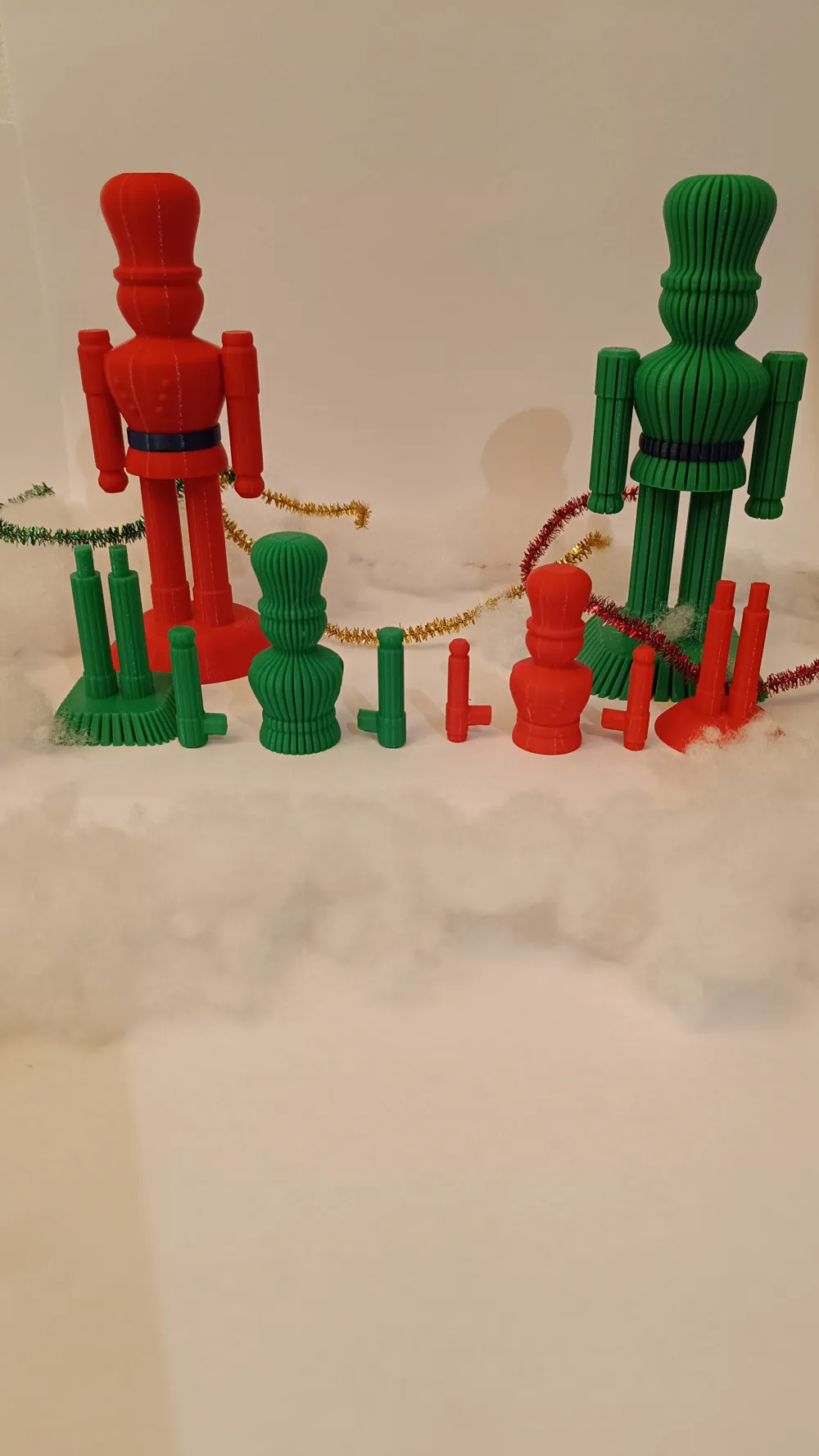 Modern Nutcracker Set - Free 3D Print Model - MakerWorld