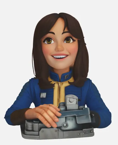 Fallout Show Lucy Bust - Headphone Holder - Free 3D Print Model ...