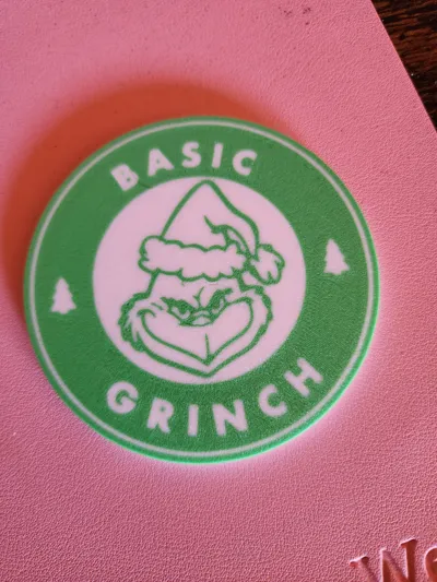 Grinch Coaster by Picture_it - MakerWorld