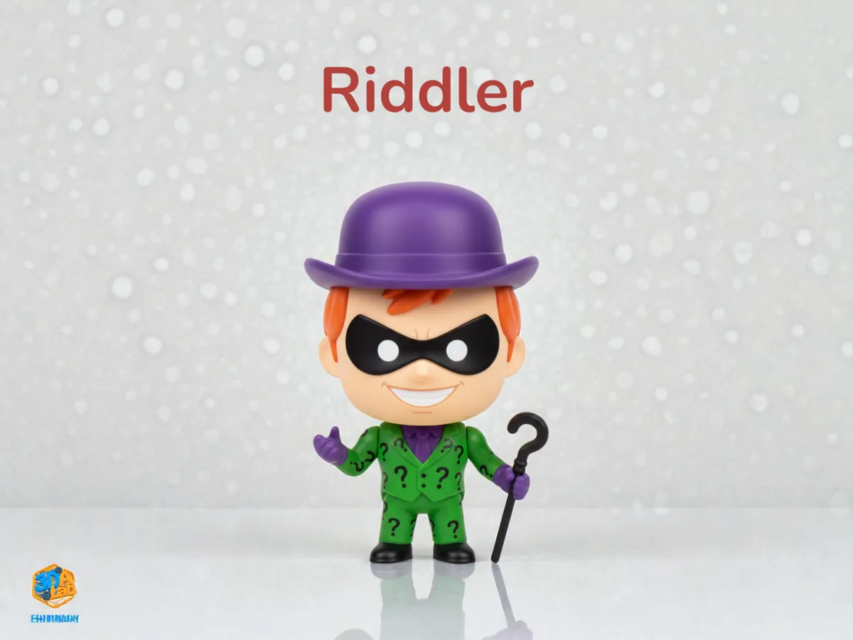 Riddler – Stylized Villain - Free 3D Print Model - MakerWorld