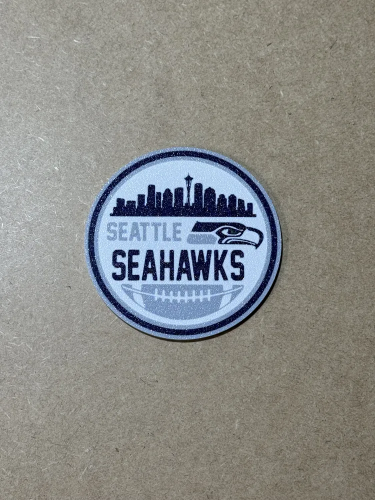 Seattle Seahawks skyline edition coaster - Free 3D Print Model - MakerWorld