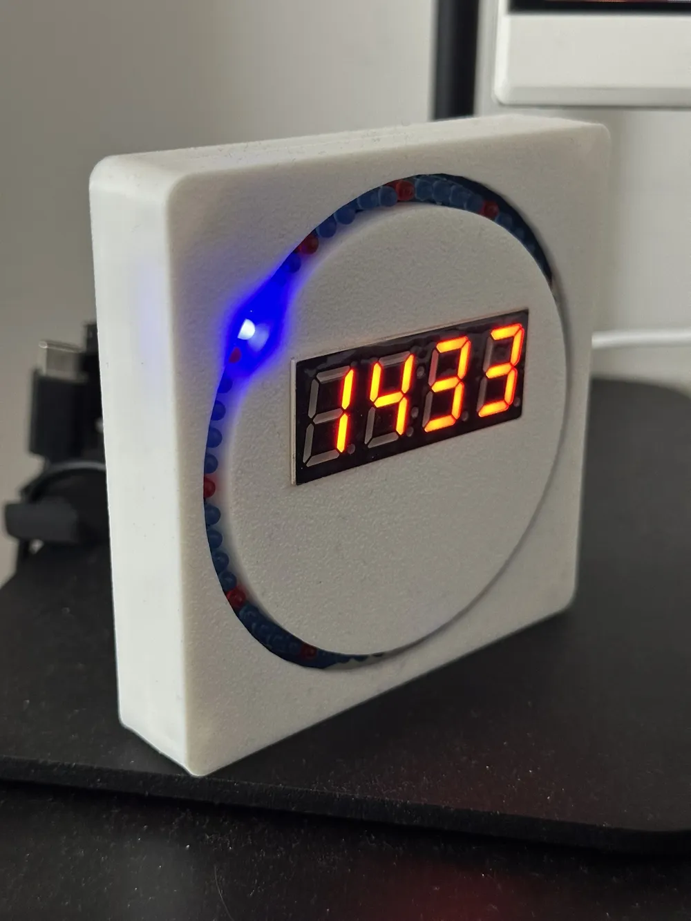 LED Clock Enclosure for DIY Soldering Kits - Free 3D Print Model ...